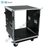 China Customized 10U 12U 14U 16U Flight Case with 9mmplywood and Honycomb Surface for sale