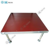 China Assembly 4'x8' Adjustable Event Stage Platform with Black and Customized Design for sale