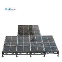 China Assembly 4'x8' Adjustable Event Stage Platform with Black and Customized Design for sale
