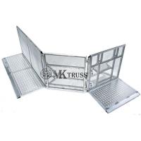 China Stage Performance Original Black Aluminum Safety Crowd Control Barrier for Sal for sale