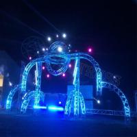 China Customized Round Event Truss Structure with Lighting Display for sale