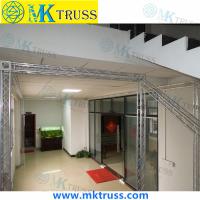 China 20*2mm Main Tube Mini Square Lighting Truss Decorative Truss with 100*100mm Alu Truss for sale