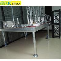 China 18mm Plywood or Tempered Glass Top Aluminum Outdoor Mobile Event Stages for Stage Show for sale