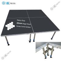 China 22mm Plywood Material Square Aluminum Portable Stage Platform for Outdoor Performances for sale