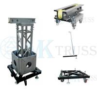 China Aluminum Ground Support Truss Tower System for 400mm Truss Frame Junction Way Hinge for sale