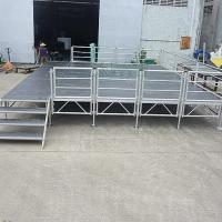 China Adjustable Concert Modular Stage Platform for Easy Set Up Outdoor Non Slip Foldable Events for sale