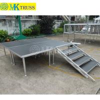 China 1200*2400mm Anti-slip Aluminium Frame Mobile Stage Platform for Outdoor Entertainment for sale