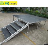China 1200*2400mm Anti-slip Aluminium Frame Mobile Stage Platform for Outdoor Entertainment for sale