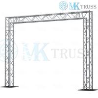 China Aluminum Alloy 6082-T6 Spigot Connection 400mm Square Truss for Arched Roof Party Truss for sale