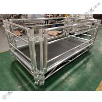 China 18mm Plywood or 18mm Tempered Glass Platform Material Mobile Stage Red and OEM Offered for sale
