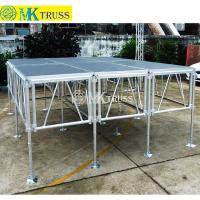 China 18mm Plywood or 18mm Tempered Glass Platform Material Mobile Stage Red and OEM Offered for sale