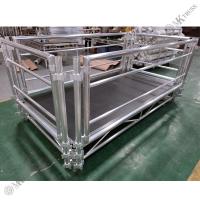 China 18mm Plywood or 18mm Tempered Glass Triangle Portable Stage Platform for Truss Display for sale