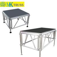 China 18mm Plywood or 18mm Tempered Glass Triangle Portable Stage Platform for Truss Display for sale