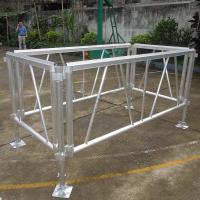 China 4'x8' Adjustable Event Stage Platform with Aluminum Stage Assembly and 18mm Plywood for sale