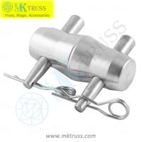 China Aluminum Alloy Certificate Spigot Truss Clip and Pin for Straight Circle Arch Ladder Truss for sale