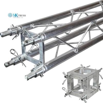 China Main Tube 20*2mm Church Equipment Aluminum Display Booth Event Mobile Stage Truss for sale
