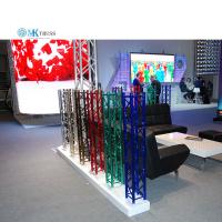 China Main Tube 20*2mm Church Equipment Aluminum Display Booth Event Mobile Stage Truss for sale
