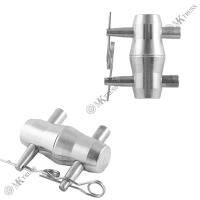 China Stage Truss Aluminum Spare Parts Spigot Pin for 50mm Tube Truss Connection for sale
