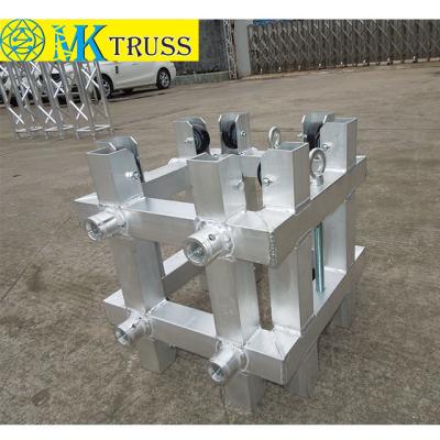 China 290mm/400mm Sleeve Block for To Fix Truss Aluminum Alloy Certificate and Stage Design for sale