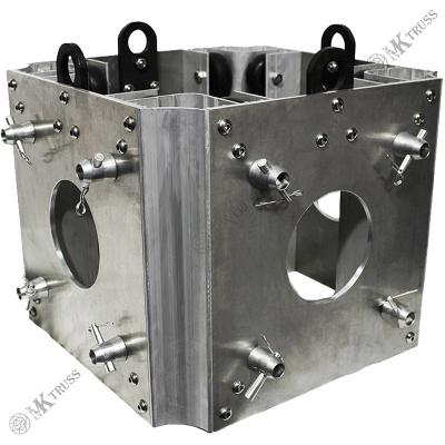 China Square Circle Arch Triangle Ladder Truss Alu Sleeve Block for Ground Support Tower System for sale