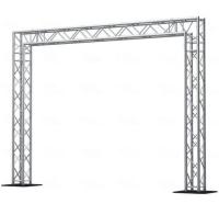 China 50*2mm Main Tube Portable Fast Deploying Stages Fixed Truss Structures with 20*2mm Brace Tube for sale