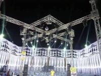 China 50*2mm Main Tube Portable Fast Deploying Stages Fixed Truss Structures with 20*2mm Brace Tube for sale