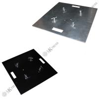 China Aluminum Alloy Truss System Base Plate for Square Ground Support Structure Solution for sale