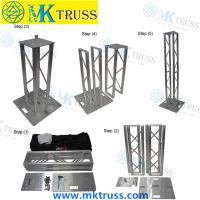 China 50*2mm Square Aluminum Stage Truss FLEX TOWER PLATFORM TOTEM PACKAGE with Carrying Bag for sale