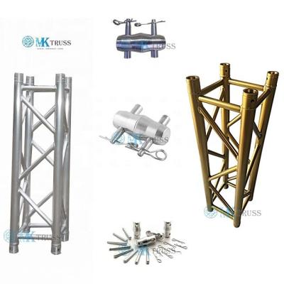 China 50*2mm Main Tube 400mm Square Aluminum Truss System for Professional Exhibition Stands for sale