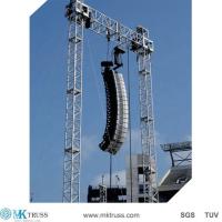 China 50*2mm Main Tube 400mm Square Aluminum Truss System for Professional Exhibition Stands for sale