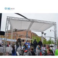 China 50*2mm Main Tube 400mm Square Aluminum Truss System for Professional Exhibition Stands for sale