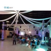 China 50*2mm Main Tube 400mm Square Aluminum Truss System for Professional Exhibition Stands for sale