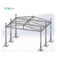 China Aluminum 6082-T6 L Roof Truss System Mobile Stage and Canopy for Stage Rental for sale