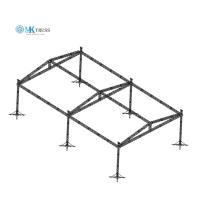 China Aluminum 6082-T6 L Roof Truss System Mobile Stage and Canopy for Stage Rental for sale