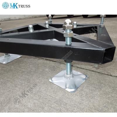 China Lift Truss System Black Aluminum Base Plate for All Type All Size Truss for sale