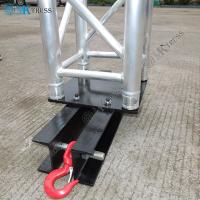 China Lift Truss System Black Aluminum Base Plate for All Type All Size Truss for sale