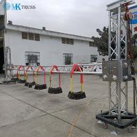 China Lift Truss System Black Aluminum Base Plate for All Type All Size Truss for sale