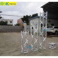 China Customized F34 Aluminum Square Truss Segment with 15-18 Degree Hardness and OEM Main Tube for sale