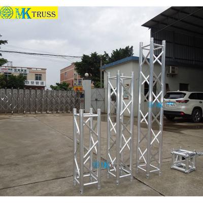 China Customized F34 Aluminum Square Truss Segment with 15-18 Degree Hardness and OEM Main Tube for sale