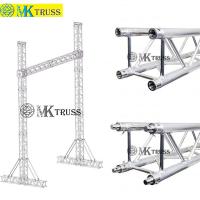 China Customized F34 Aluminum Square Truss Segment with 15-18 Degree Hardness and OEM Main Tube for sale