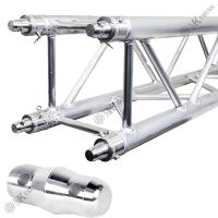 China Customized F34 Aluminum Square Truss Segment with 15-18 Degree Hardness and OEM Main Tube for sale