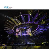 China Outdoor Event Stage Screen Display Concert Truss 400*400mm with 25*2mm Brace Tube for sale