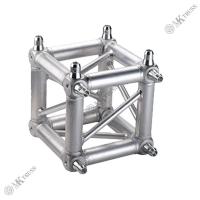 China Aluminum 5-Sided Spigot Trussing Corner Box for Customizable Square Truss Connection for sale