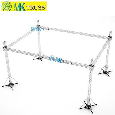 China Wedding/Concert/Show Professional Stage Effect Lighting Truss System with Black Roof for sale