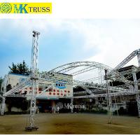China Wedding/Concert/Show Professional Stage Effect Lighting Truss System with Black Roof for sale
