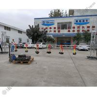 China Aluminum Stage Lighting Fork Ends Truss 1m Round Portable Movable Stage For Wedding for sale