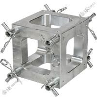 China 290mm 400mm Aluminum Alloy Square Truss 3 Ways Corner Junction Box with Accessories for sale
