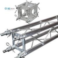 China 290mm 400mm Aluminum Alloy Square Truss 3 Ways Corner Junction Box with Accessories for sale