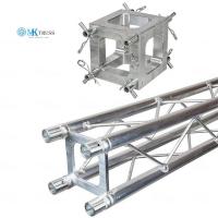 China Customized 100*100*1500mm Silver Aluminum Lighting Lift Stage Truss System for Events for sale