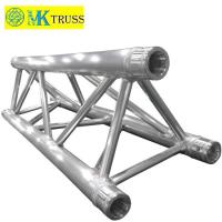 China Black Alu Easy Install Arch Triangular Lighting Stage Truss With Roof 25*2mm Brace Tube for sale